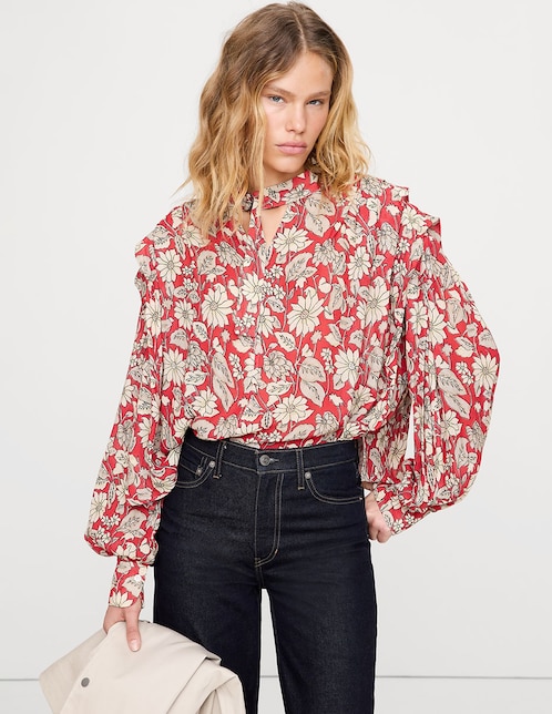 Blusa manga larga para mujer 1